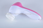 Portable Mini 5 in 1 Soft Electric Facial Cleansing Brush / Exfoliating Brush For Body