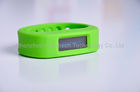 Low Radiation Green Silicone Bluetooth Smart Watch For 2.1 IOS Android System