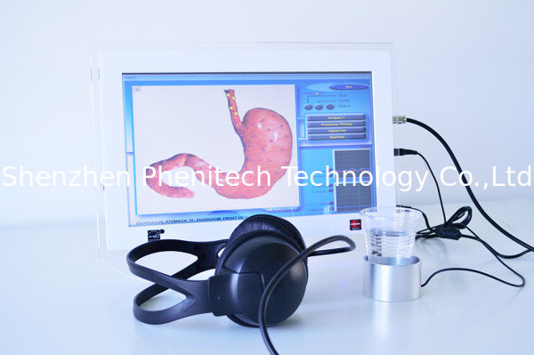 White color 3dnls touch screen quantum body resonance health analyzer