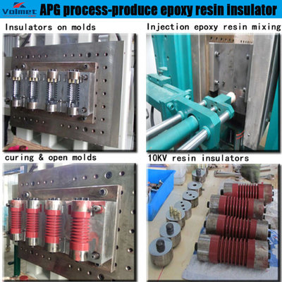 professional manufacturer apg epoxy resin clamping machine for composite insulator