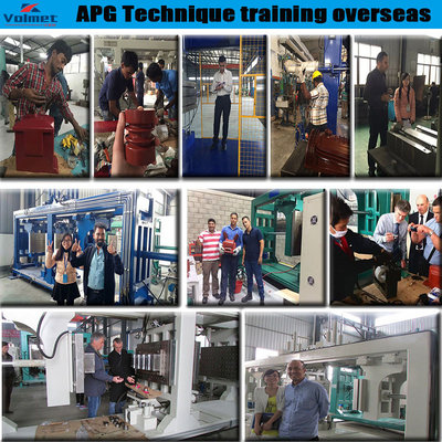 professional manufacturer apg epoxy resin clamping machine for composite insulator