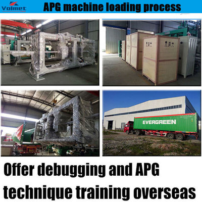 Low noise apg clamping machine for apg clamping machine for apg process