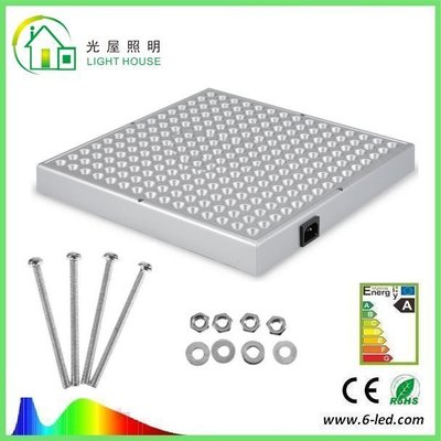 Hydroponic LED Panel Grow Light Red Color For Blooming / Flowering , US EU Standard