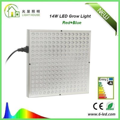 14 W Hydroponics Indoor LED Grow Lights For Blooming / Flowering , 50～60Hz Frequency