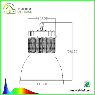 200 Watt Led High Bay Light High Lumen for Commercial Building , Commercial Led Lighting