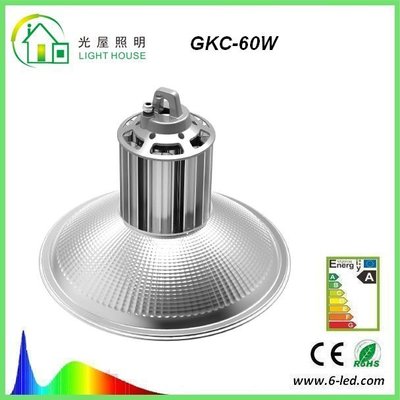 CE Standard 60W High Bay LED Lighting With 60° 90° Beam Angle , 90-260V