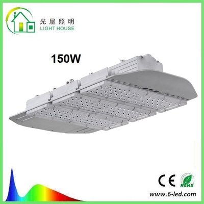 130lm/W SMD3030 Solar Powered LED Street Lights 150 Watt With 47~63 Hz Requency , 100-277VAC