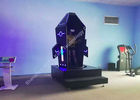 Rocket Shape Standing Roller Coaster , Virtual Reality Games VR Simulator 2.5KW