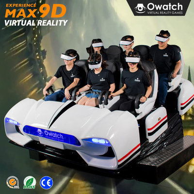 6 seats 9d vr cinema / 9d vr family / virtual reality indoor simulator