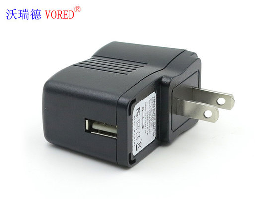 5V 1A USB Wall Charger For Mobile Phone US / AC Plug RoHS Approval