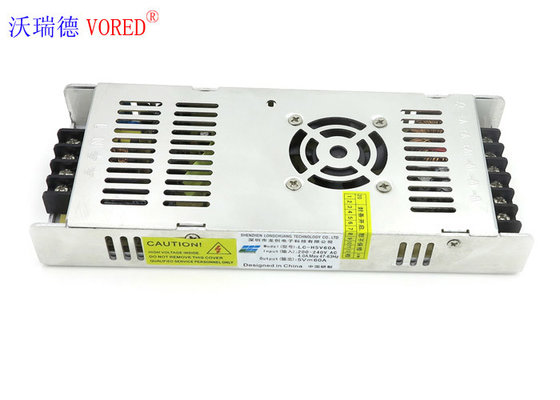 Ultrathin LED Power Supply With Built In Fan Single Output IP20 Protection