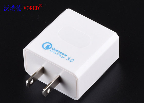 Compact Size Fast Charger For Mobile , Foldable Plug Super Fast Phone Charger