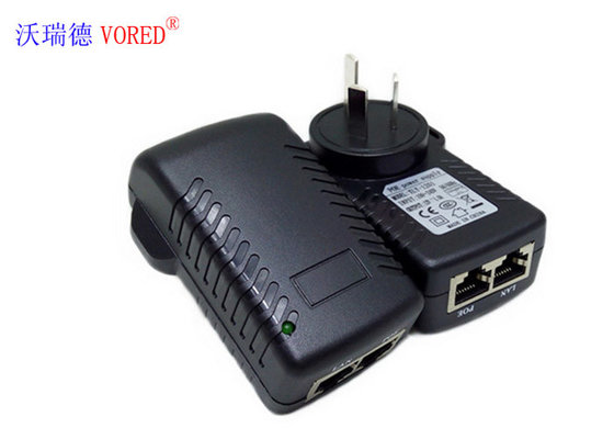 UK Plug Power Over Ethernet Power Supply Short Circuit / Over Voltage Protection