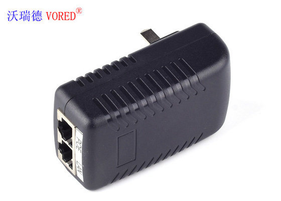 RoHS 24 Watt POE Powerline Adapter , 200g Reliable Ethernet Power Adapter