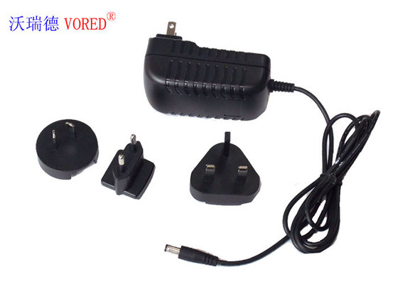 12V 2A Multi Plug AC Adapter , ABS Material Universal AC To 12v DC Power Supply