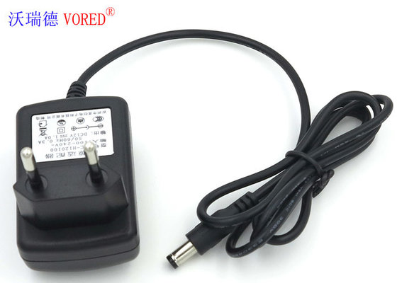 EU plug 12V 1A DC Power Supply Adapter Low Consumption Compact Size used for  LED lighting, audio,beauty equipments