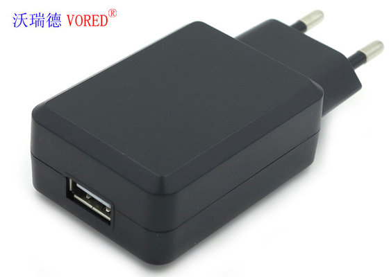 International AC USB Power Plug Adapter , Light Weight EU Plug USB Power Adapter