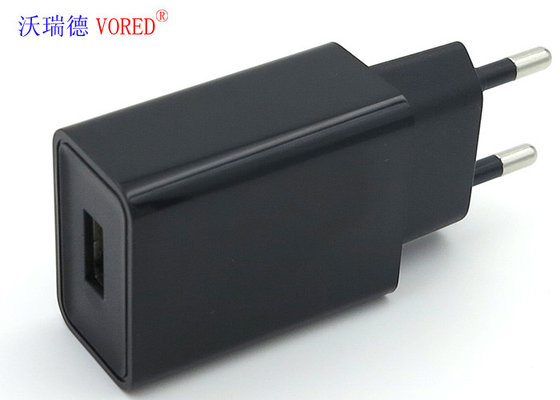 5V 2.1A Mobil Phone AC DC Switching Power Supply EU Plug 45g Net Weight