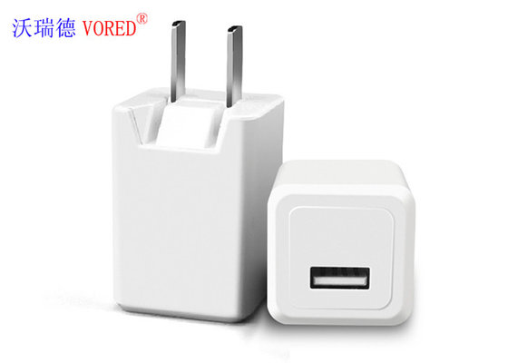 AC USB Wall Charger For Android Cellphone Black Color Low Ripple Noise