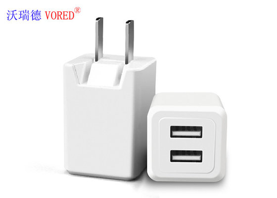 AC USB Wall Charger For Android Cellphone Black Color Low Ripple Noise