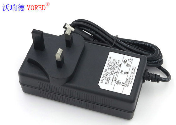 36W Plug In AC DC Power Supply Wall Adapter UK Standard FCC Approval