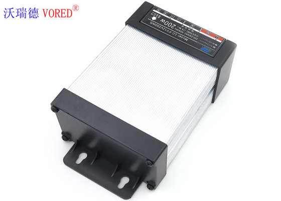 Aluminium Profile Case LED Light Power Supply , 200W Power Supply For LED