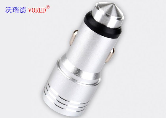 5V 3.1A USB Portable Charger , Aluminium Alloy Casting Car Charging Adapter