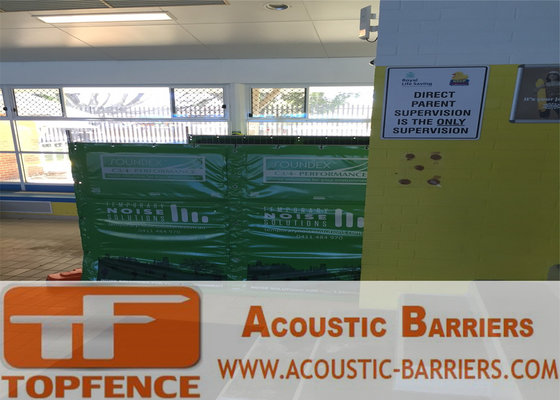 Temp Acoustic Fence 8'x12' for chain link fence panels customized size available supplier