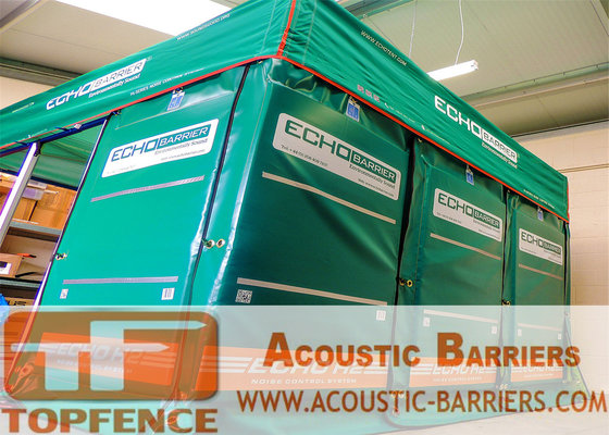 Temp Acoustic Fence 8'x12' for chain link fence panels customized size available supplier