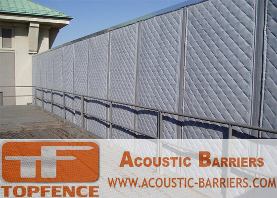 soundproof fencing traffic noise/ Temporary Acoustic Fencing Customized Size and Waterproof PVC made supplier