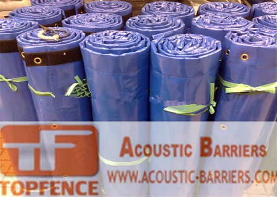 Temporary Sound Fence ,Temporary Sound wall Insulation and Absorption Noise Reduction Highway Noise Control supplier