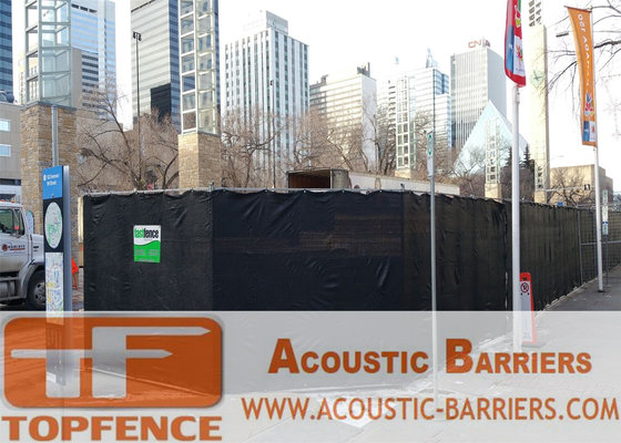portable noise barriers sounding insulation blanket for 1.625 &quot;6' x 12' temporary chain link fence chain mesh 2.5&quot;x2.5&quot; supplier
