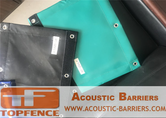 40dB Sound Absorption Portable Noise Barriers for 8 x 12 chain link fence panels supplier