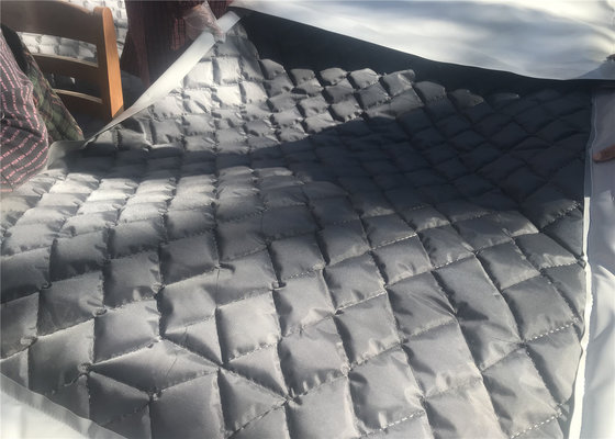 Temporary Acoustical Sound Barrier Attached to Temporary Wooden&amp;Steel Fencing Acoustic Tarpaulin for Construction Noise supplier