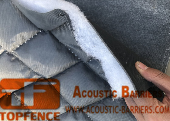 Temporary Sound Barriers 20dB 29dB 40dB noise Reduction PVC layer fireproof waterproof UV resistance all colour options supplier
