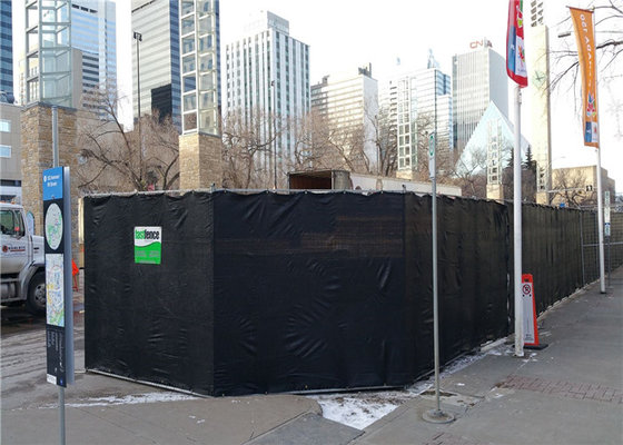 Rhombus Design Temporary High Way Noise Barriers Portable Noise Insulation Blanket 40dB For Outside supplier