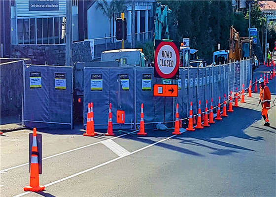 Mobile Noise Barriers Easy to Install in Construction site and Highway 2400mm height x 3000mm Size supplier