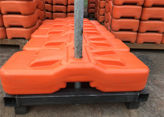 Temporary Fence Base Design UV treated 5 -15 year guarantee no color ligher Water And Concrete Filled supplier