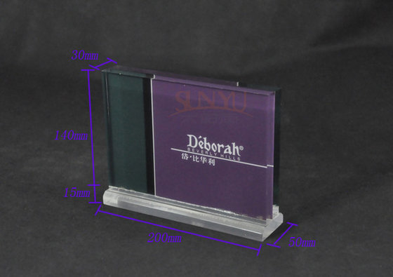 Photo Picture Frames Custom Acrylic Display Stand Resistant PMMA 200×50×140 mm