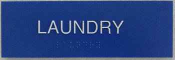 Thermoforming Ada Interior Signage , Laundry Room Signs With Raised Text / Braille