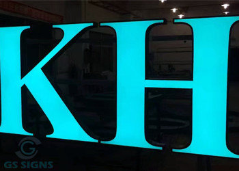 Frontlit Custom Channel Letter Signs, Waterproof Outdoor DC12V Acrylic Material