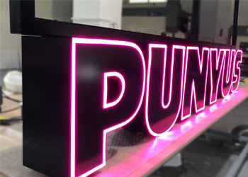 Custom Led Channel Letters , Front Lit Illuminated Signage Letters For Business Store
