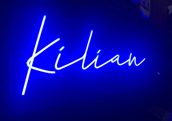 1/4" Acrylic Backing Blue Rustless LED Neon Signs