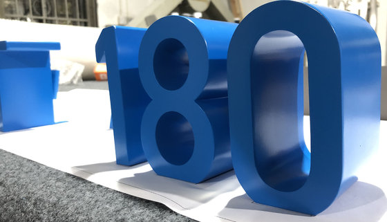 Double Side Non Illuminated 12" 3D Lettering Signage