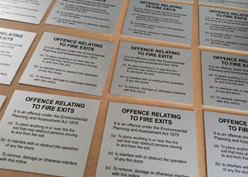Uv Printed Custom 3d Metal Signs Anodised Aluminum Plaques With Satin Laminate To Face