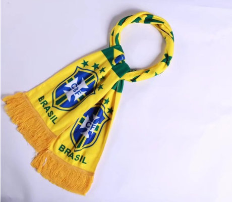 customized 2018 Russian World Cup scarf souvenir football fans scarf