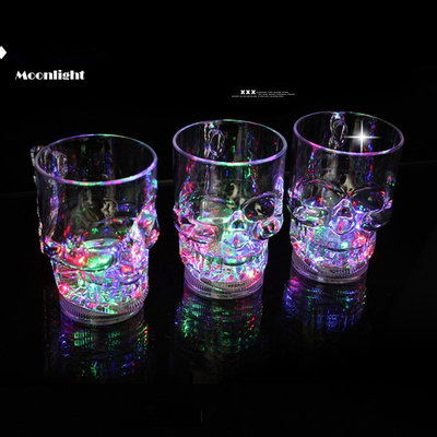 Colorful Flashing Led Light cup Magic Led Champagne Glass Flash Bar Mug Drink Cup for Party Magic glass magic cup