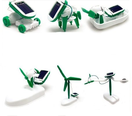Solar energy creative assembling toy Assembled toy Solar energy creative assembling puzzle toy