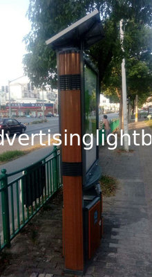 2017-6  Hot  Sale   Advertising Light Box with  Gabage Bin supplier