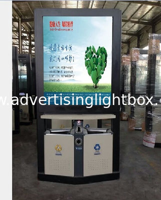 2017-6  Hot  Sale   Advertising Light Box with  Gabage Bin supplier
